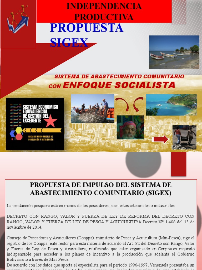 Material PROPUESTA SIGEX. SISTEMA ECONOMICO. PESCA. 4-10-2020 | PDF