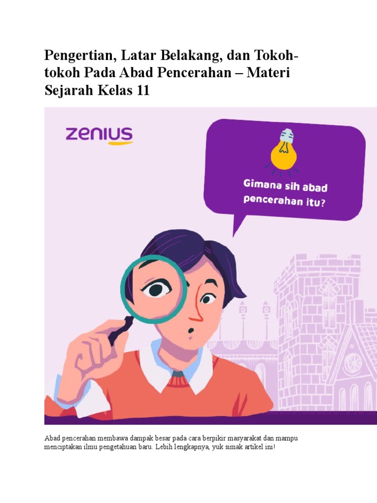 Pengertian Pencerahan | PDF