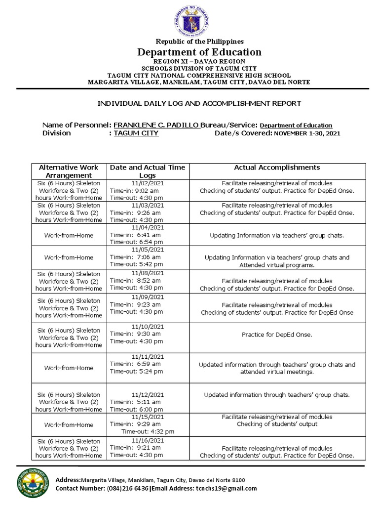 IDLAR-MONTH-OF-SEPTEMBER 2021 Padillo - Copy | PDF | Government