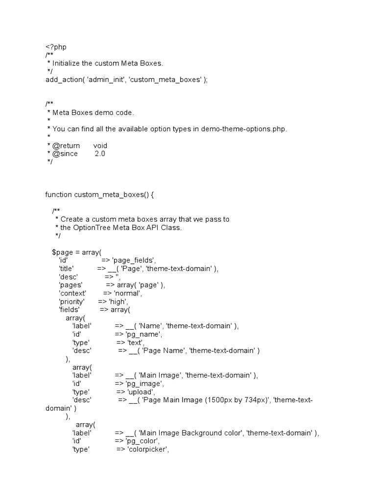 Img Metaboxes | Download Free PDF | Array Data Type | Array Data Structure