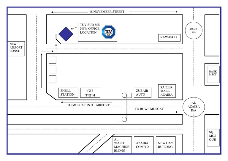 TUV SUD ME - Location Map (New) | PDF
