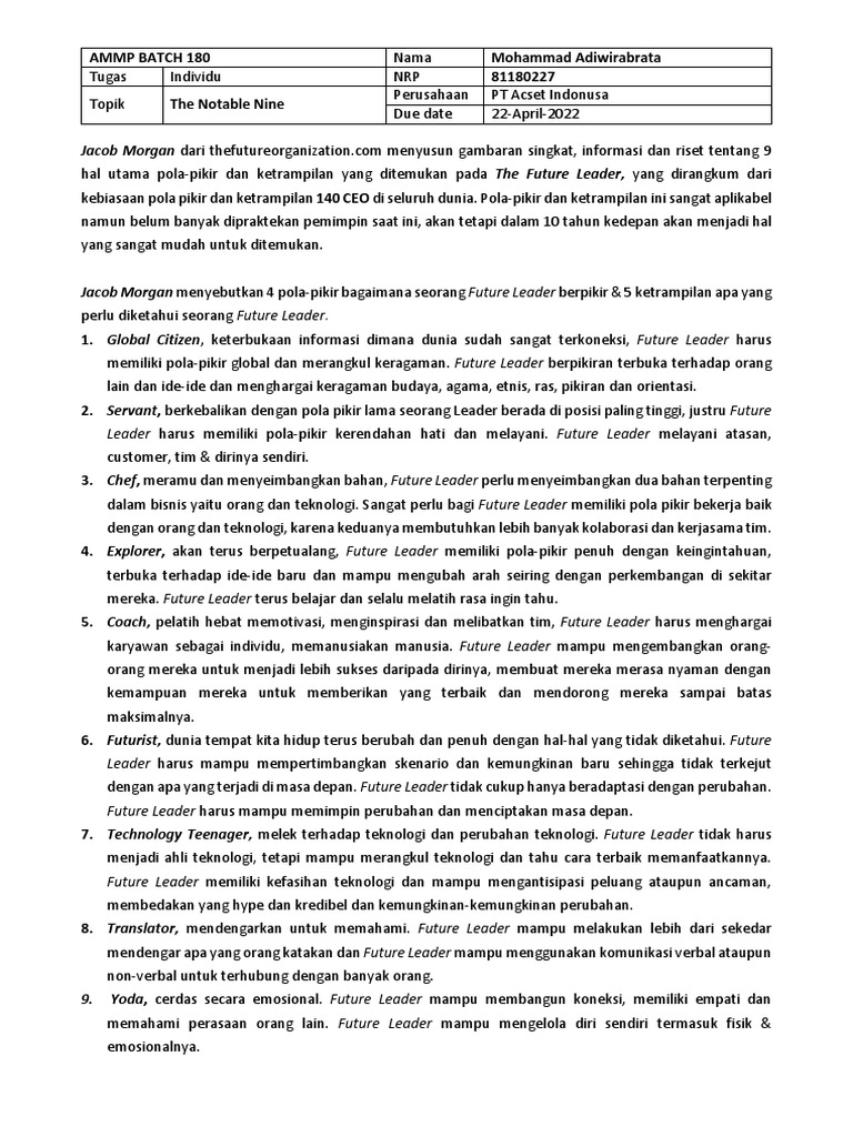 Tugas Individu 1 | PDF