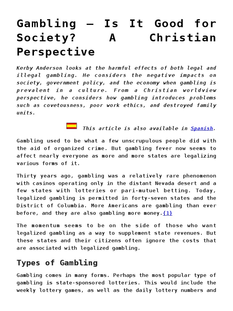 Gambling | PDF | Gambling | Lottery