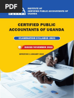 ICA Ghana Course Content and Requirement | PDF | Accounting | Audit