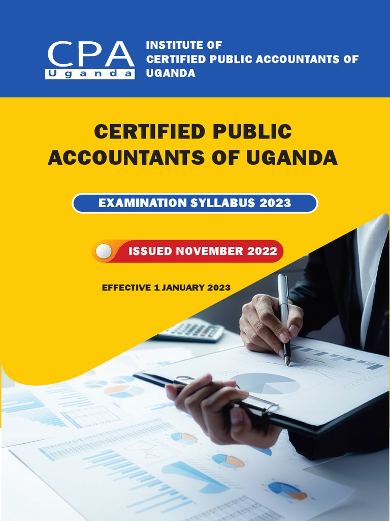 CPA EXAMINATION SYLLABUS 2023 Revised | Download Free PDF | Cost Of ...