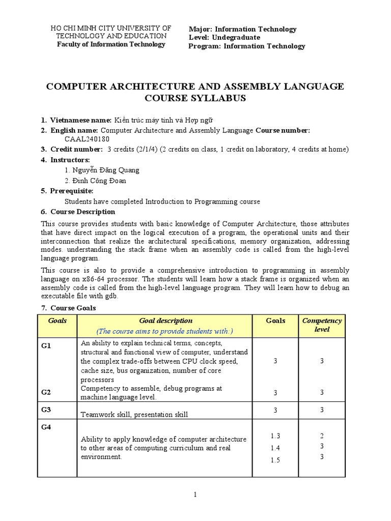 CAA Syllabus 3 Credits | PDF | Computer Data Storage | Random Access Memory