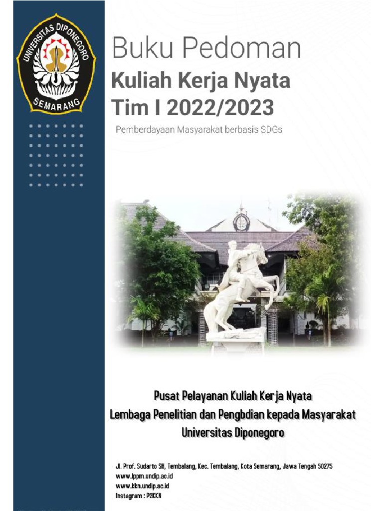Buku Pedoman KKN Tim 1 2022-2023 | PDF