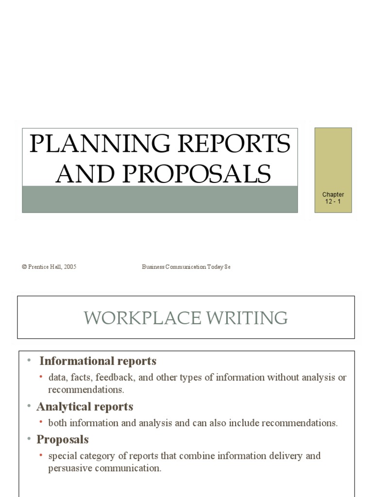 Planning Report and Proposal - English | PDF