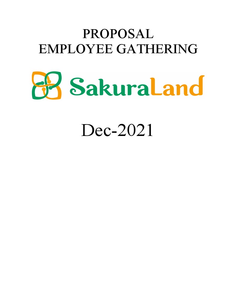 PROPOSAL Employee Gathering | PDF