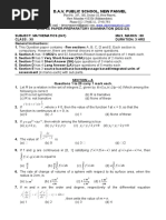 Madasmaths Hard Question Paper | PDF | Equations | Pi