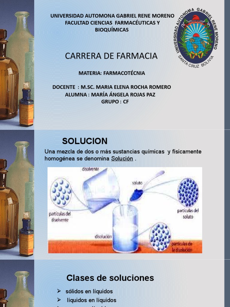 Soluciones 5 | PDF | Solubilidad | Mezcla