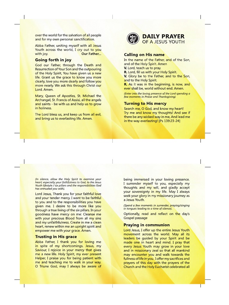 Daily Prayer | PDF