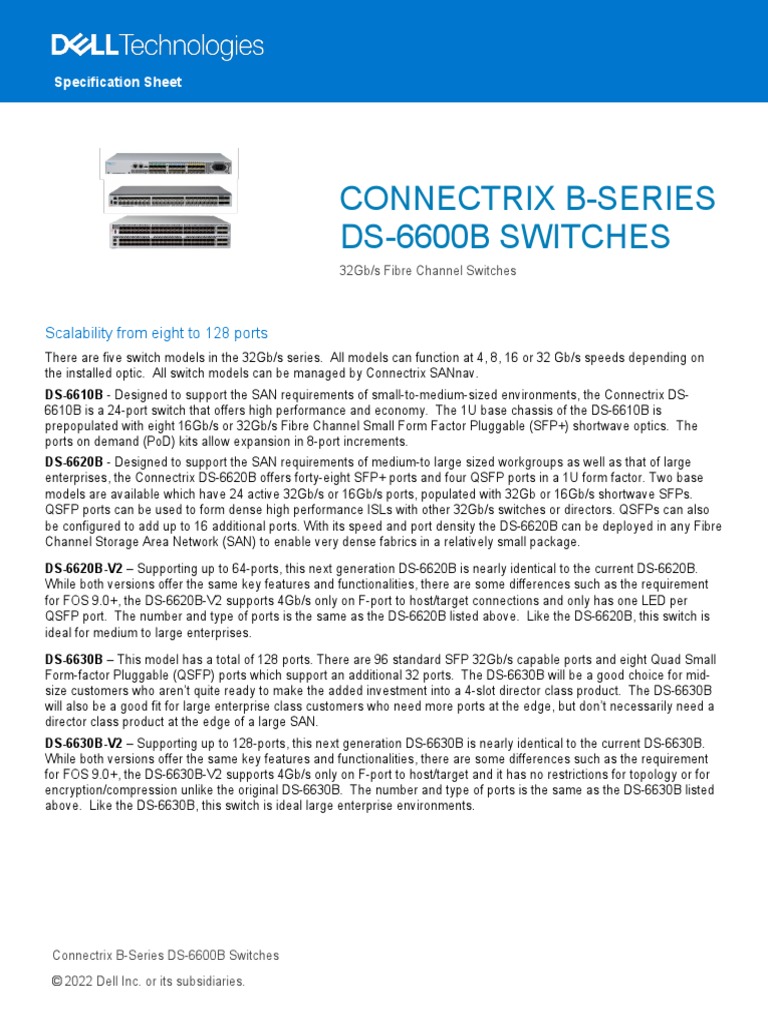 Connectrix-Ds-6600b-Switche Manual | PDF | Computer Networking ...