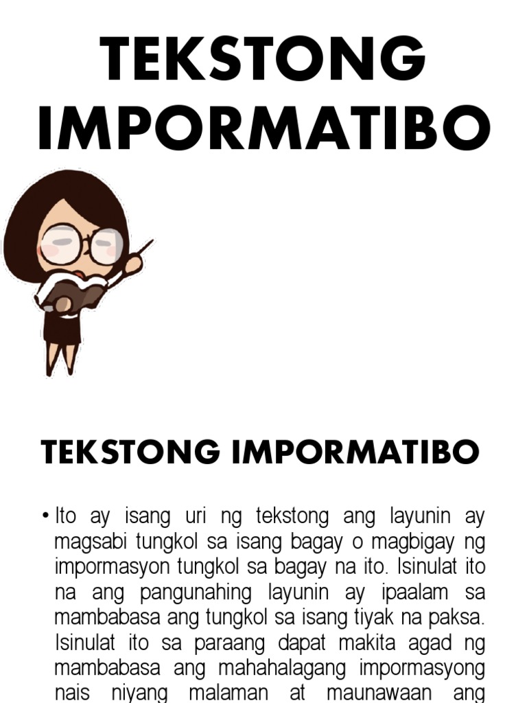 Tekstong Impormatibo | PDF
