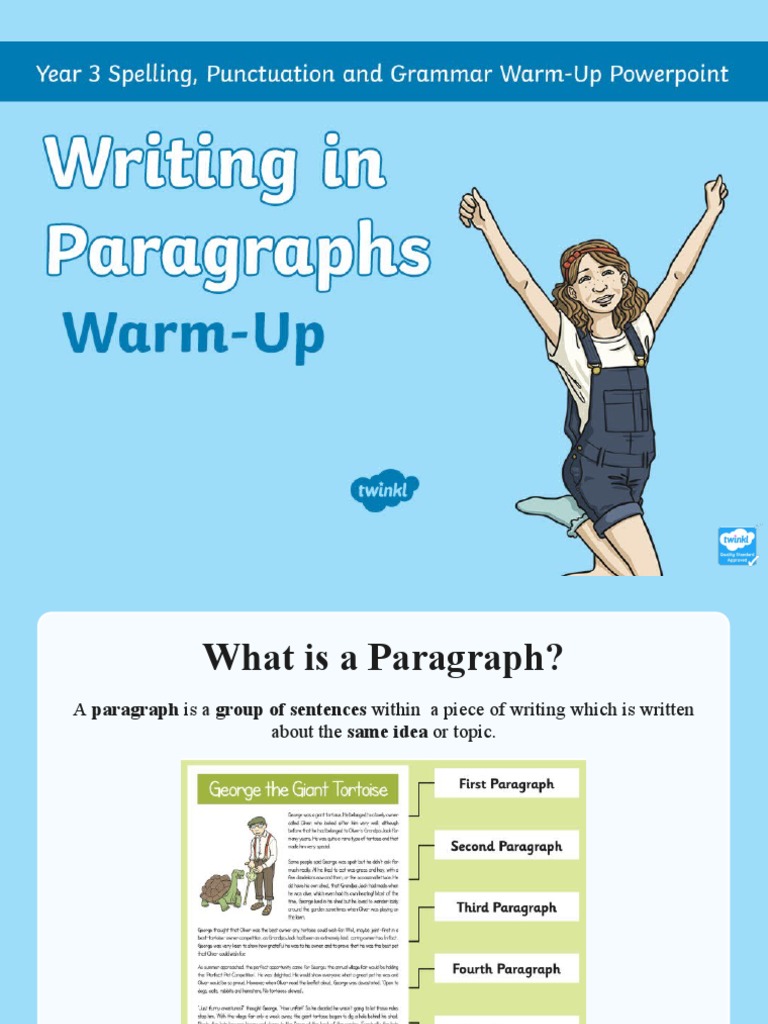 Paragraph Writing Warm Up | PDF | Frog | Water