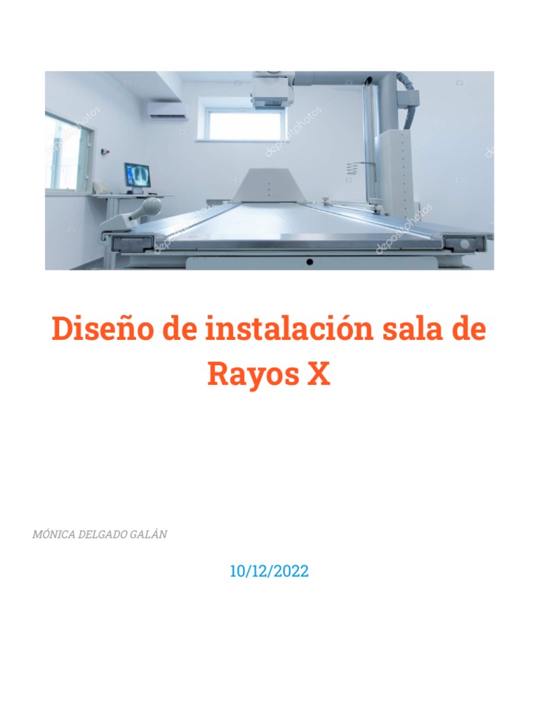 Diseño e instalación de sala de Rayos X | PDF | Radiación | Radiación ...