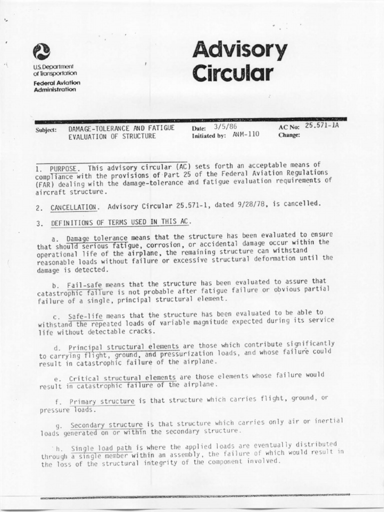 Advisory: Circular | PDF | Fracture | Fatigue (Material)