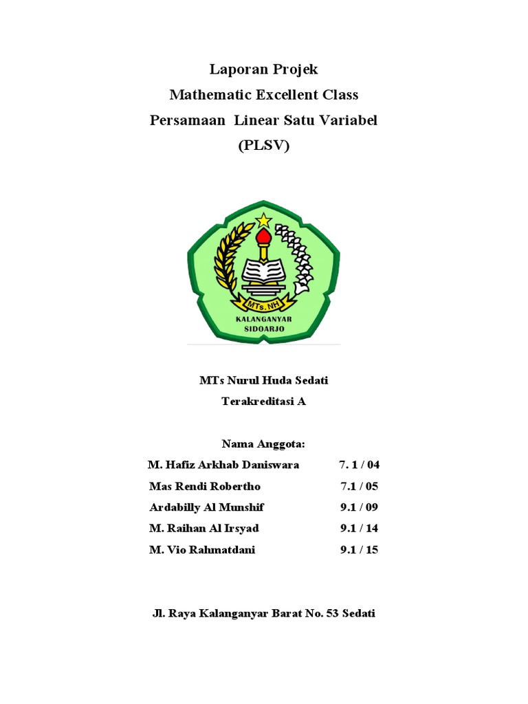 Laporan Projek | PDF