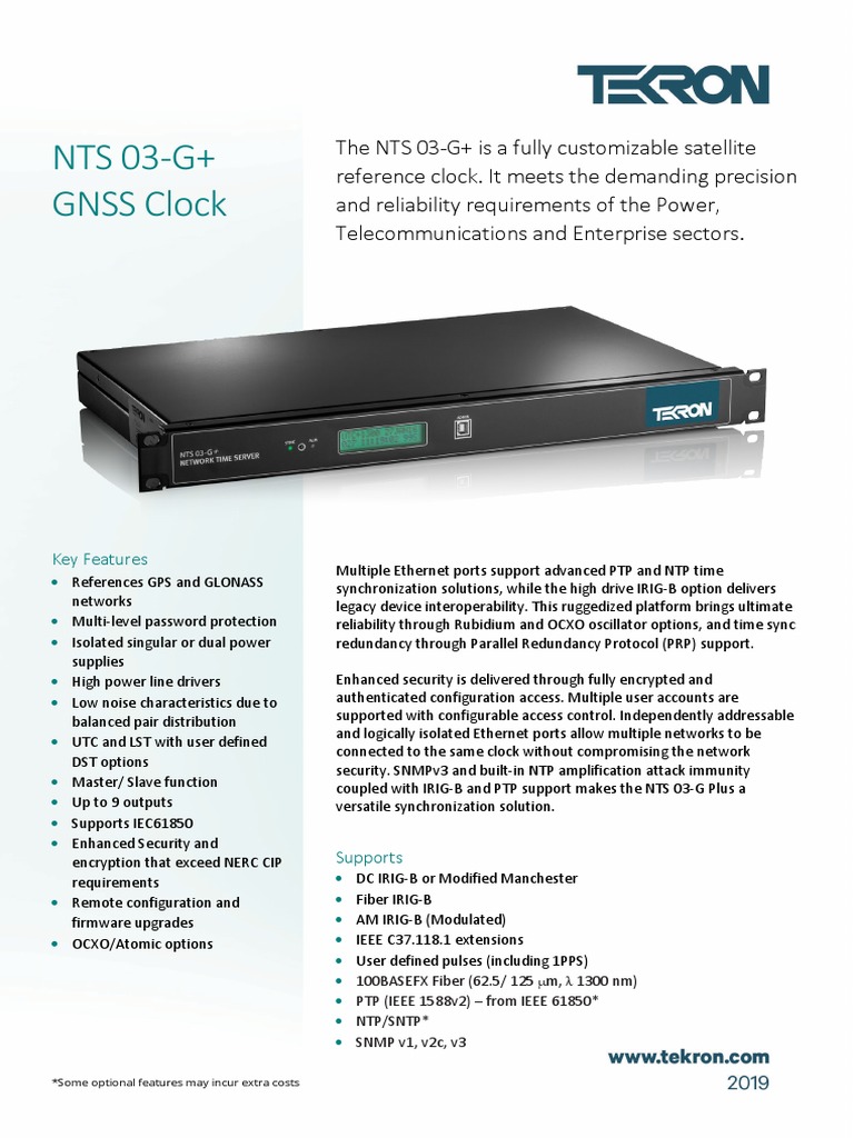 NTS 03 G Plus v6h 032019 | Download Free PDF | Computer Network | Telecommunications