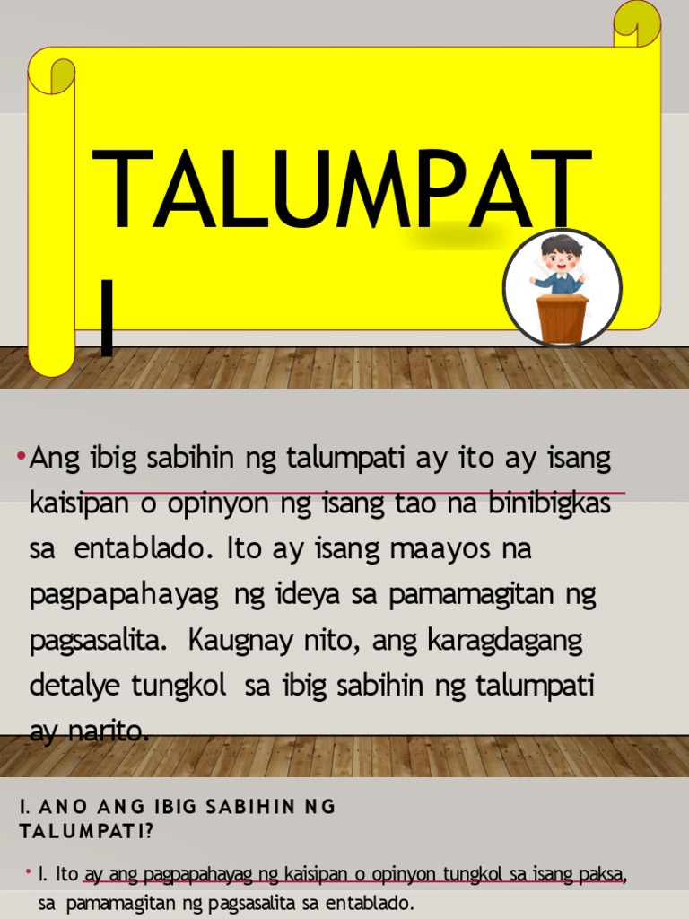 Talumpati | PDF