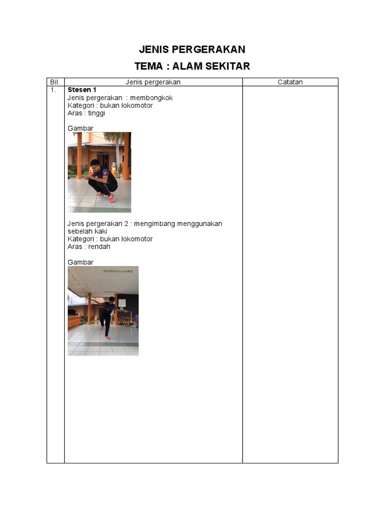 Jenis Pergerakan | PDF