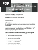 SOP of Washing Dishes | PDF | Dishwasher