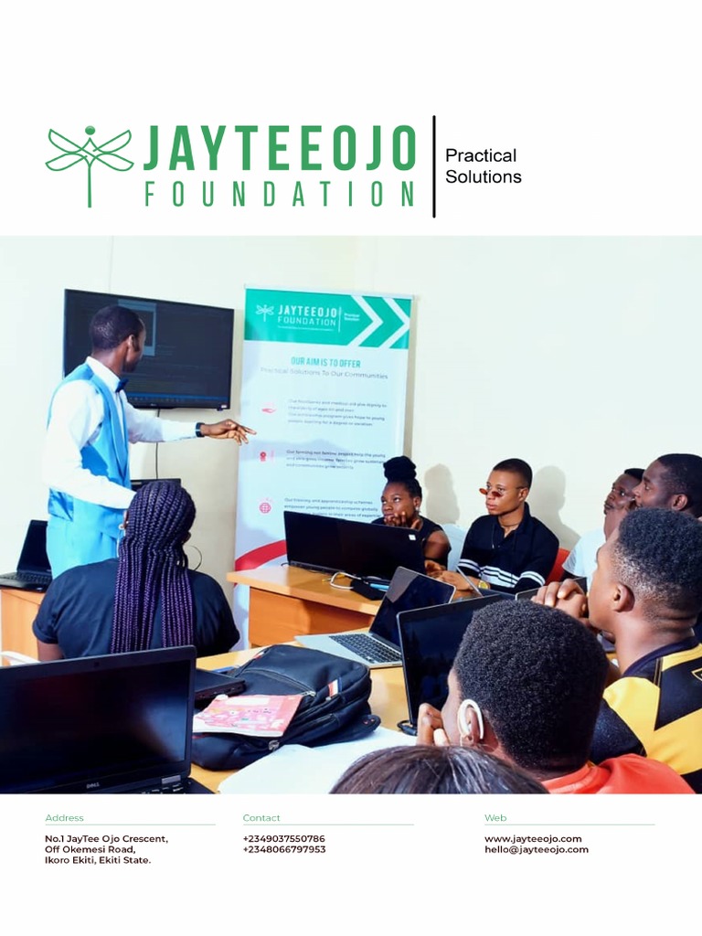 Introducing JayTee Ojo Foundation | PDF