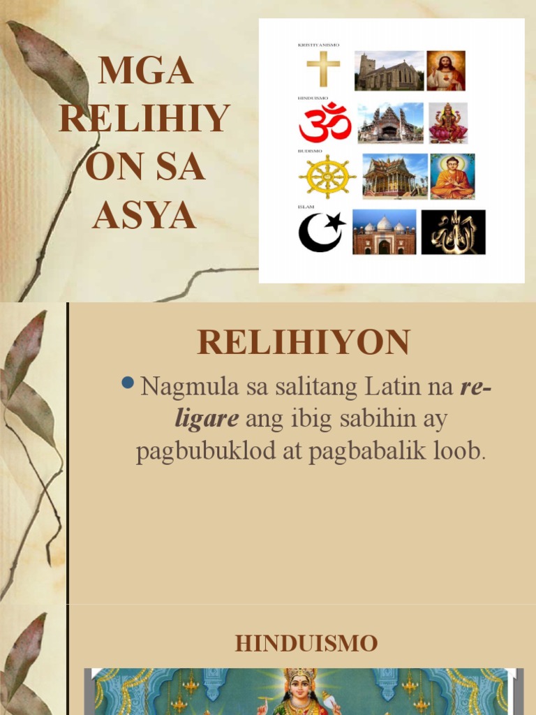 Mga Relihiyon Sa Asya | PDF
