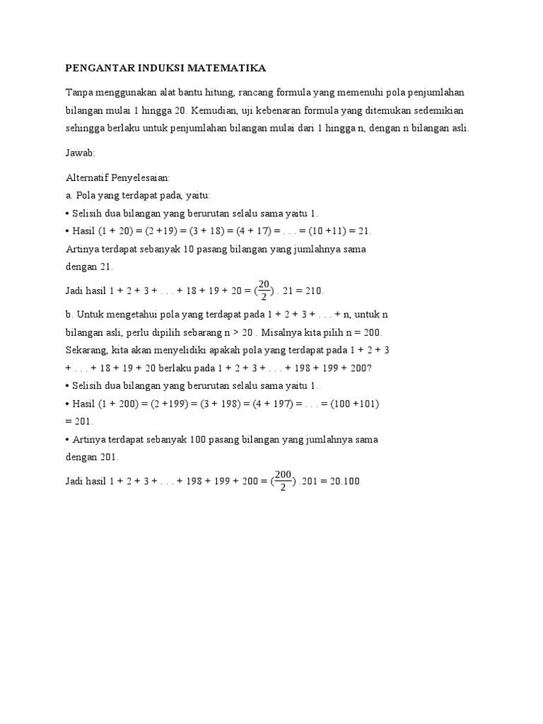 Soal Jawaban Matematika 5 | PDF