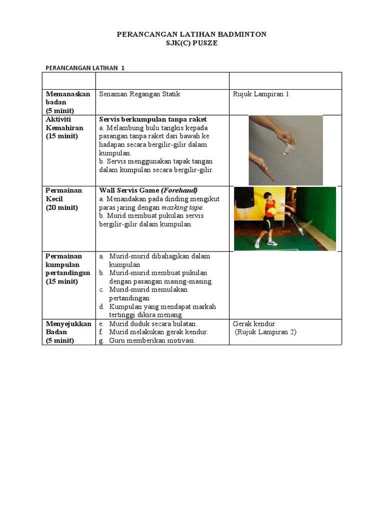 Perancangan Badminton Ikut Modul | PDF