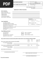 New Connection Form | PDF | Identity Document | Deed