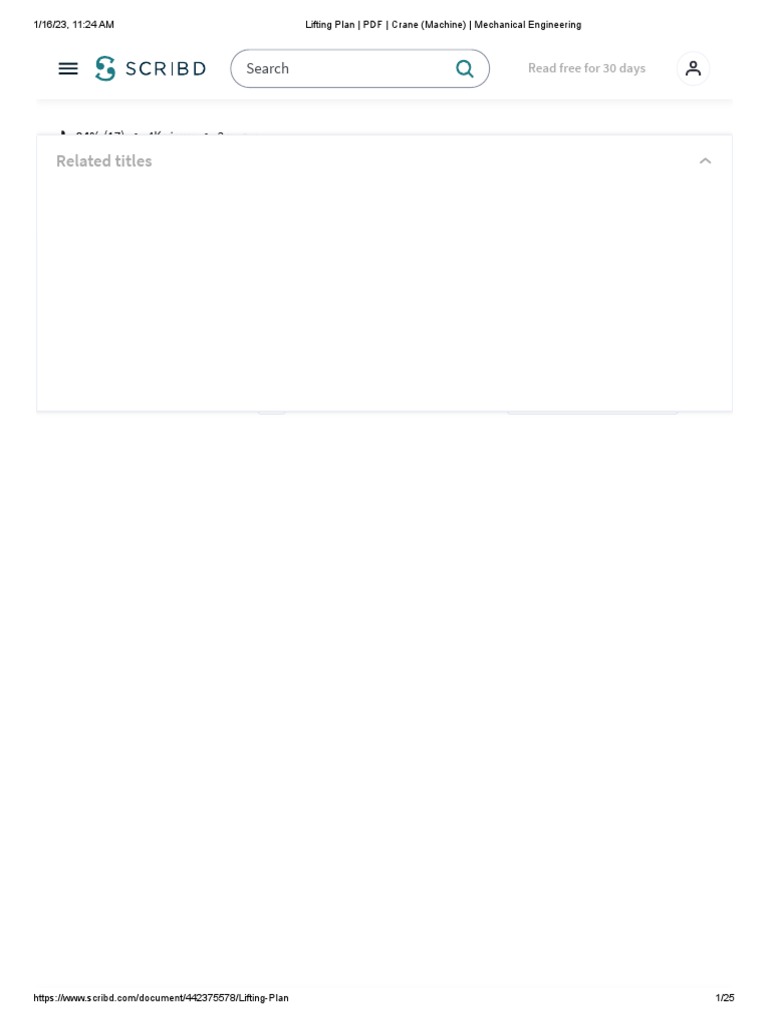 Lifting Plan - PDF - Crane (Machine) - Mechanical Engineering | PDF | Crane (Machine) | Engineering