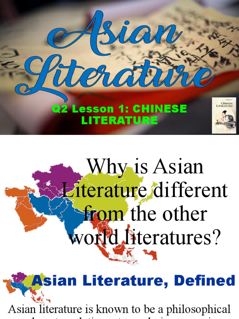 q2 Lesson 1 Chiness Lit | PDF | Chinese Literature | Chinese Culture