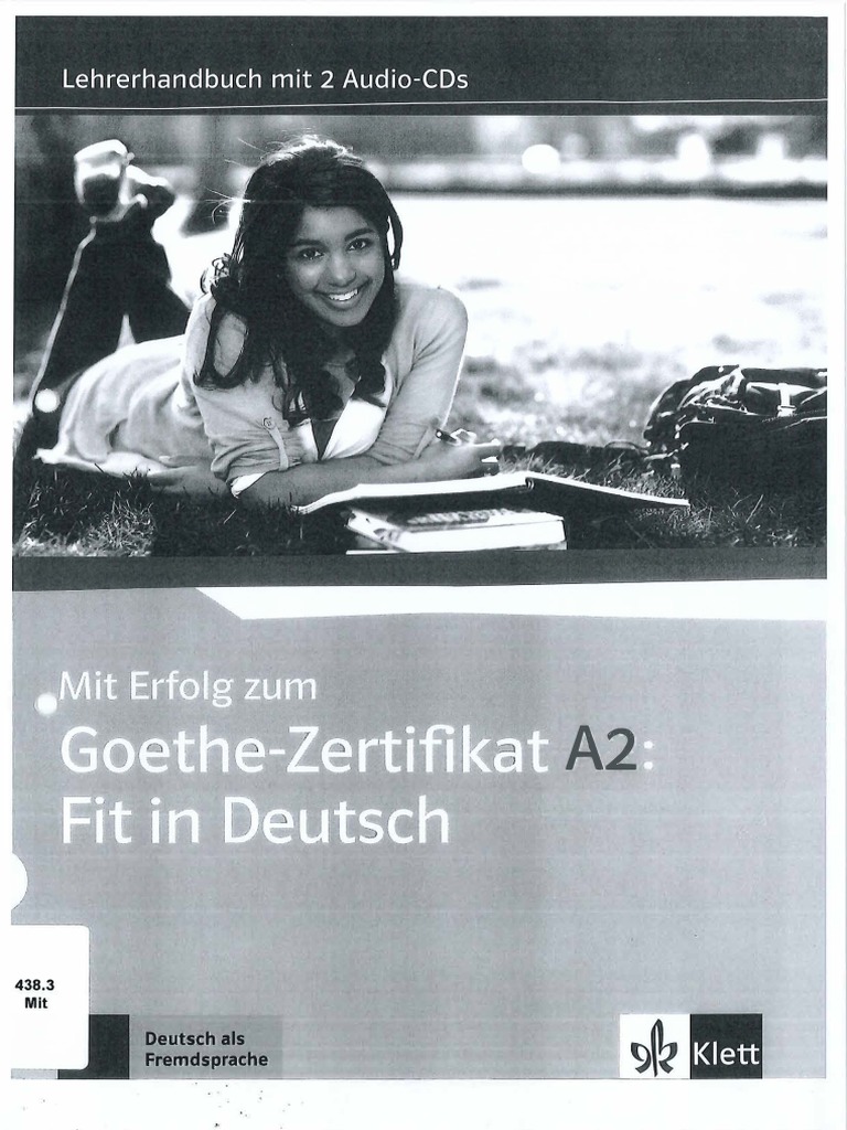 Goethe Zertifikat A2 Fit in Deutsch Lehrerhandbuch PDF | PDF