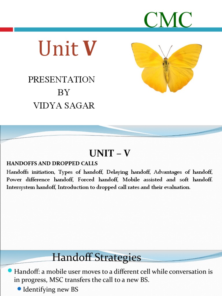Cmc Unit V Pdf Telecommunications Radio