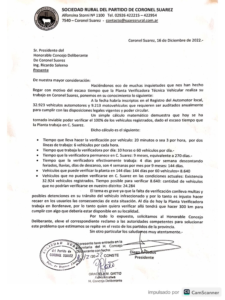 Sociedad Rural VTV | PDF