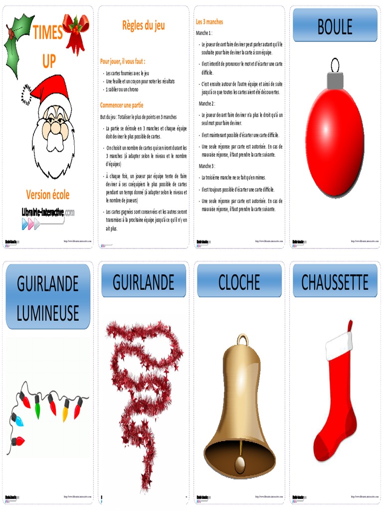 Times Up Cartes | PDF