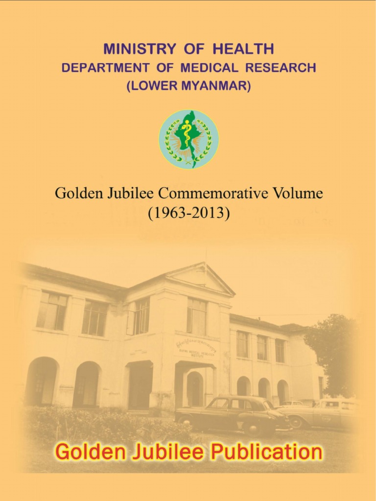 Golden Jubilee Commemorative Volume (1963-2013) | PDF | Tuberculosis ...