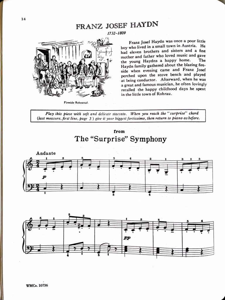 The Surprise Symphony - Haydn | PDF | Musical Compositions | Compositions