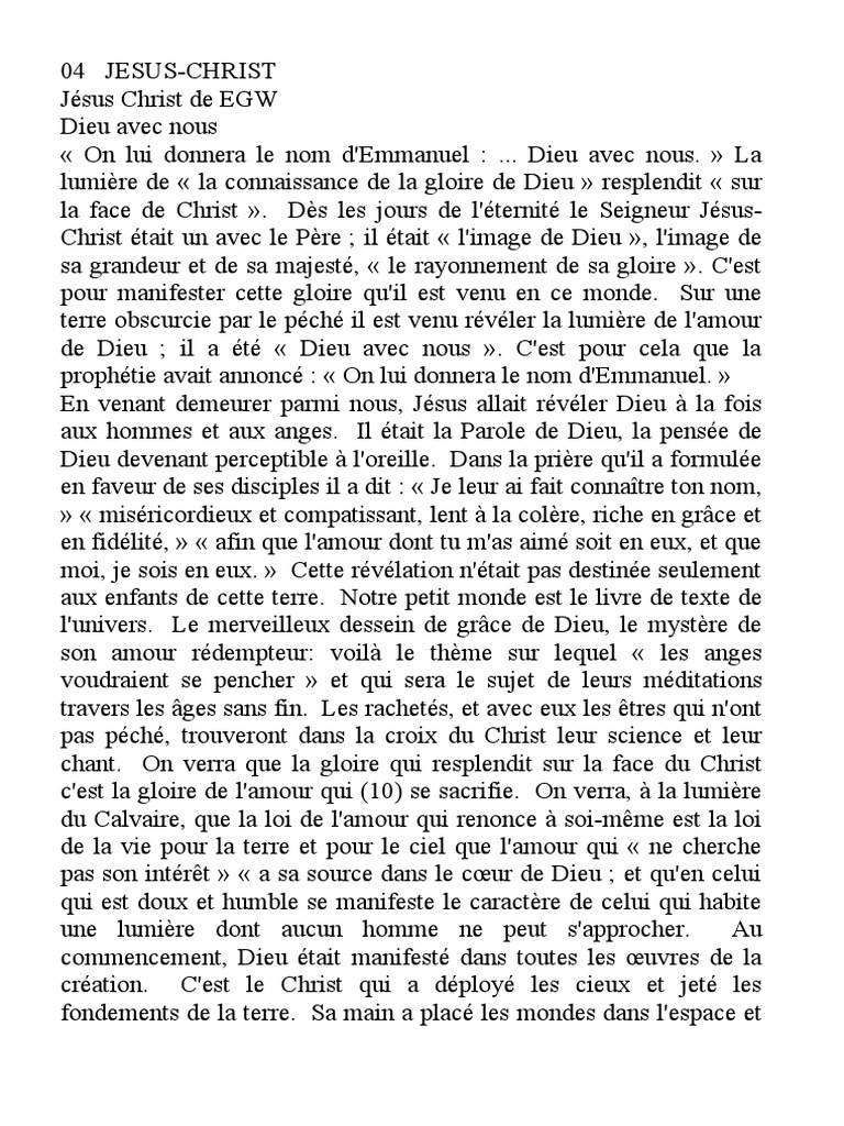 Jésus Christ | PDF