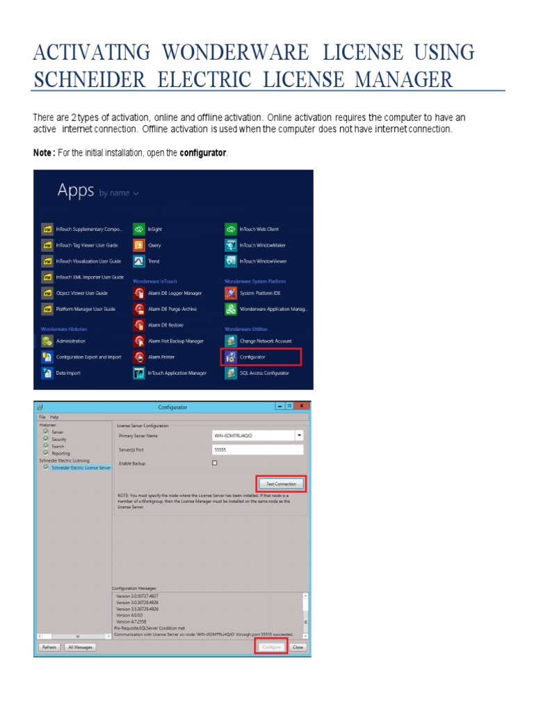 Activating Wonderware Licenses Offline/Online | PDF