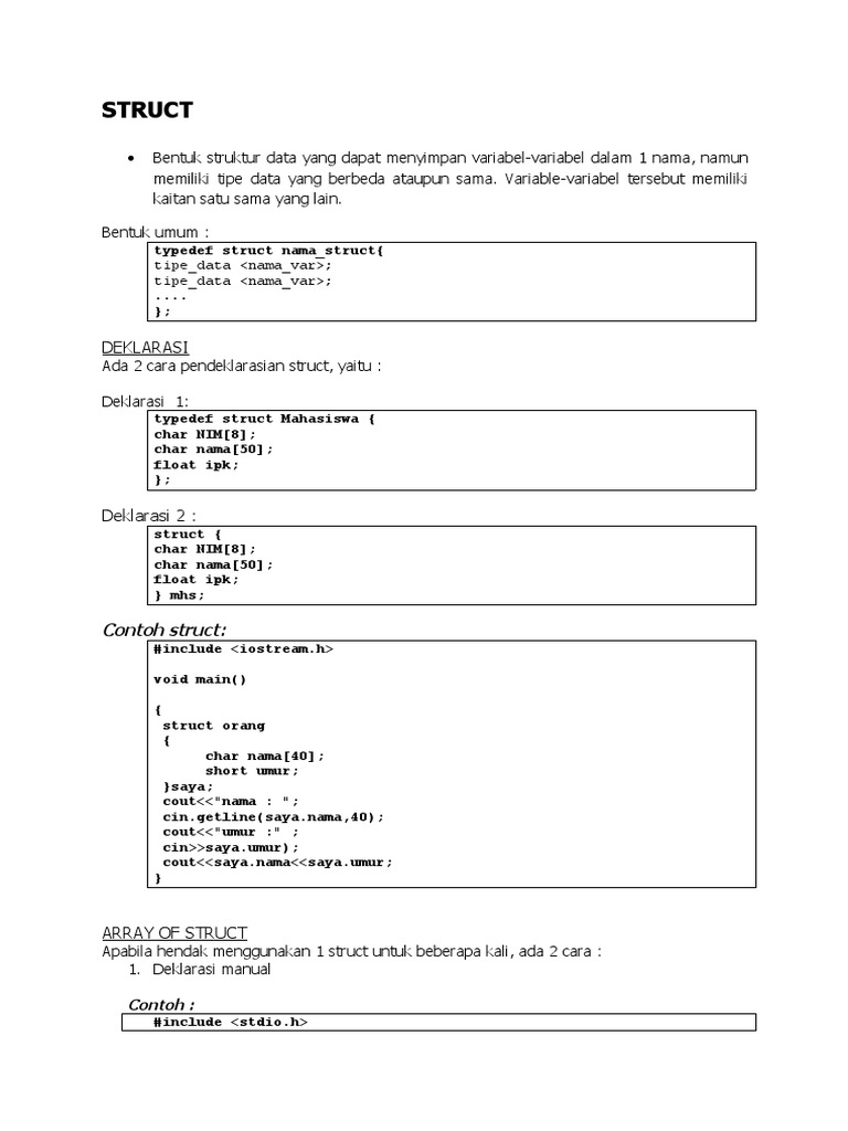 Struktur Data Pertemuan 7 | PDF