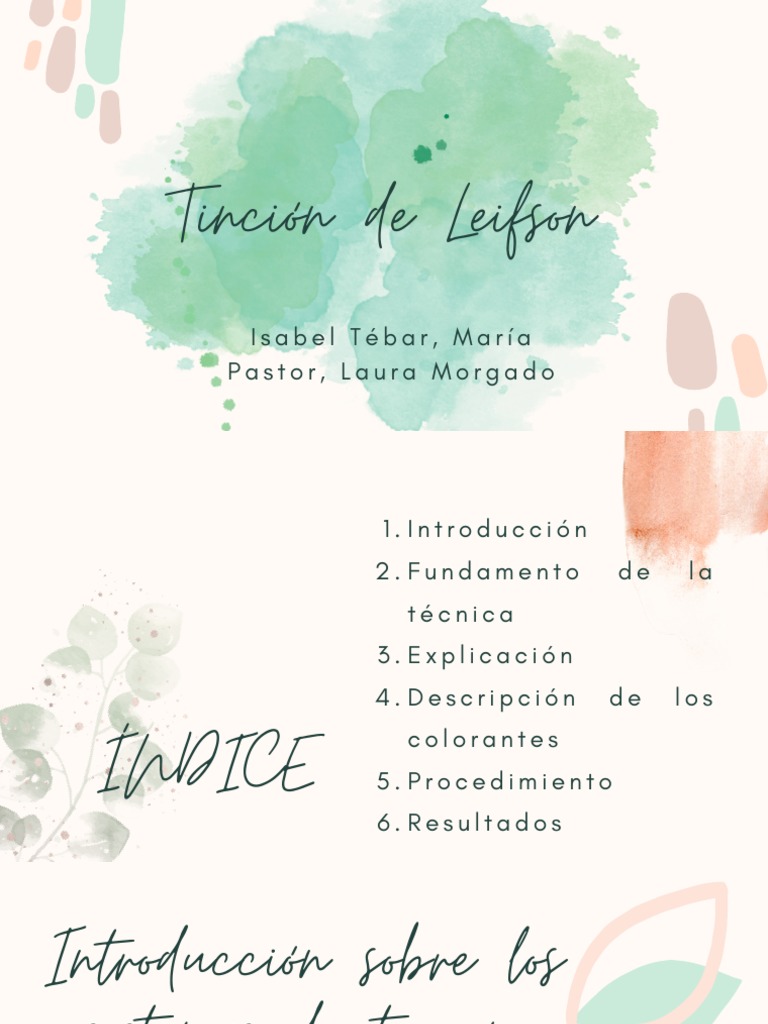 Tinciones de Leifson | PDF | Tinción | Las bacterias