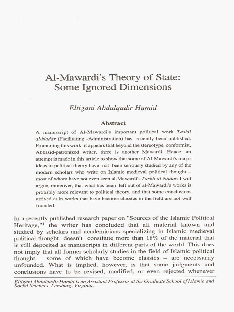 Al Mawardi | PDF