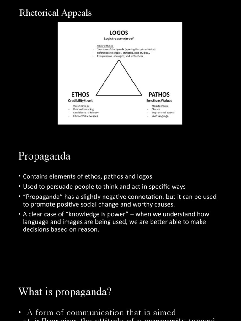 Propaganda Notes | PDF | Propaganda | Communication