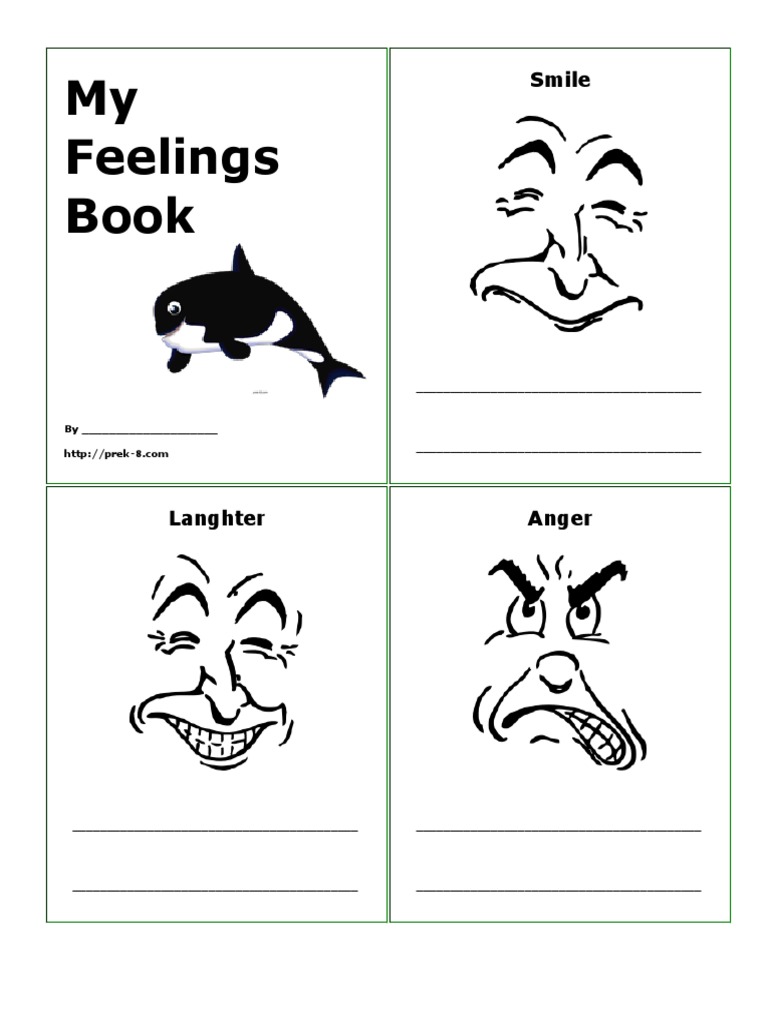 Printable Feelings Book | PDF