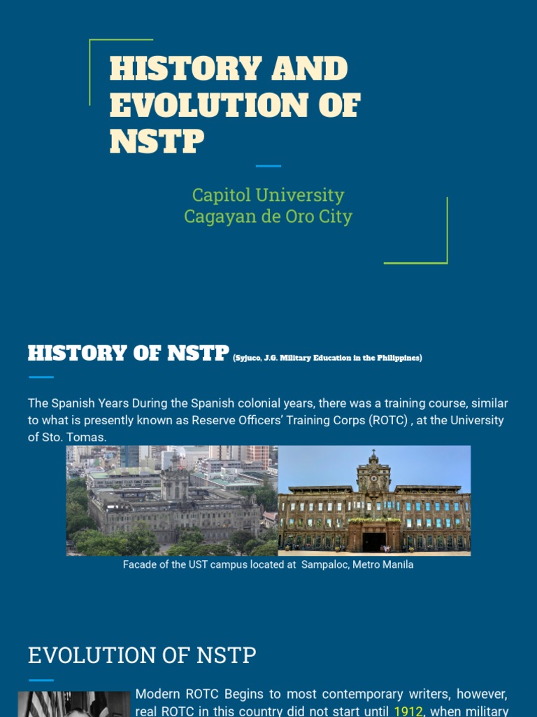 History and Evolution of NSTP | PDF | Philippines