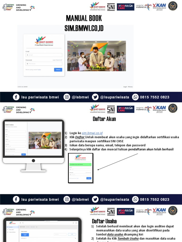 Manual Book Sim - Bmwi.co - Id Versi PC-1 | PDF