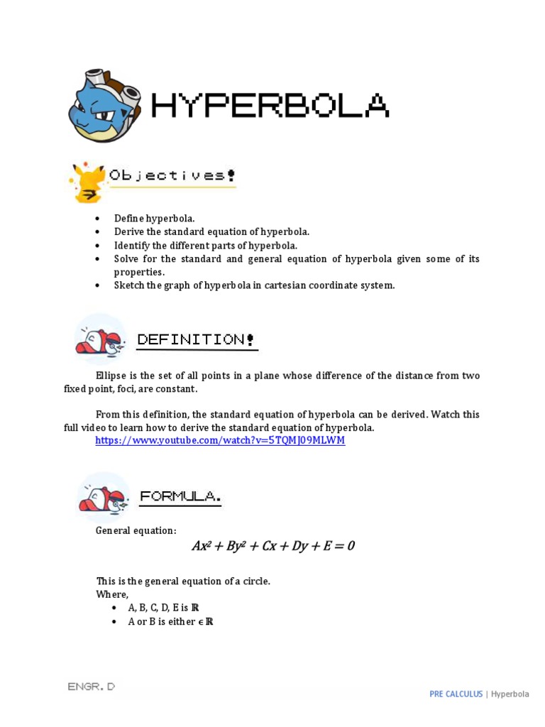 HYPERBOLA | PDF | Ellipse | Geometry