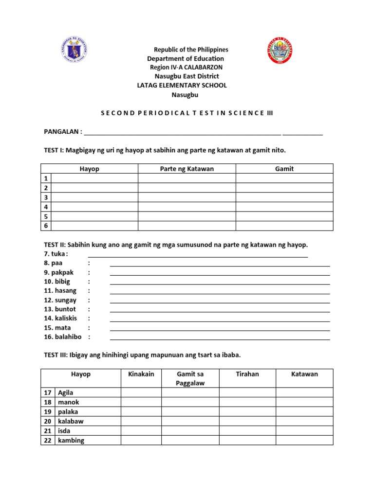 PT_SCIENCE 3_Q2 | PDF